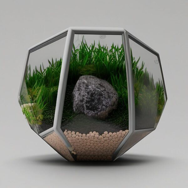 SEI Terrarium Curio Display Console Table - Terrarium Creations