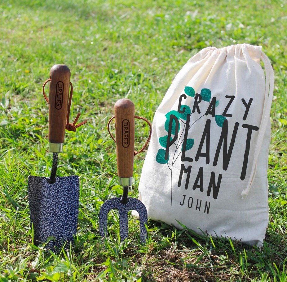 Crazy Plant Man Garden Tools- Stainless Steel Customised Gift-Garden ...