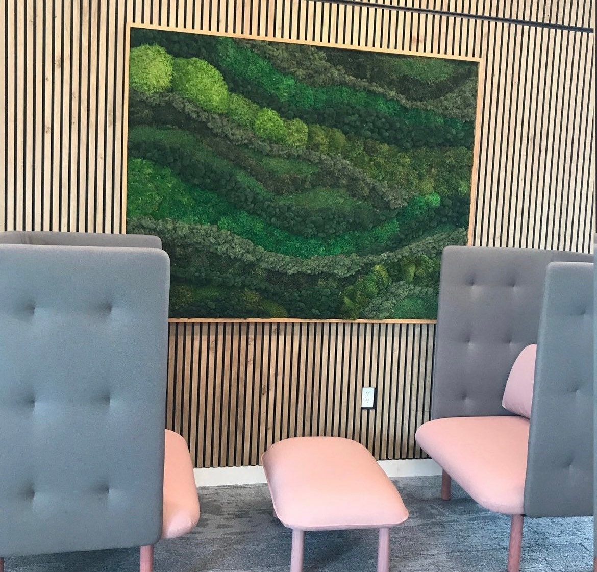 Moss Art, Real Preserved Moss Wall Art, Home Decor, Decor, Art Work ...