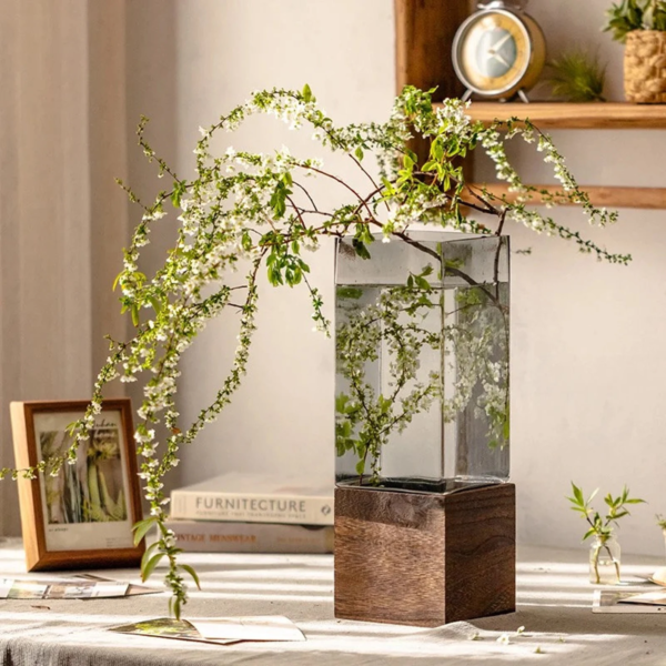SEI Terrarium Curio Display Console Table - Terrarium Creations